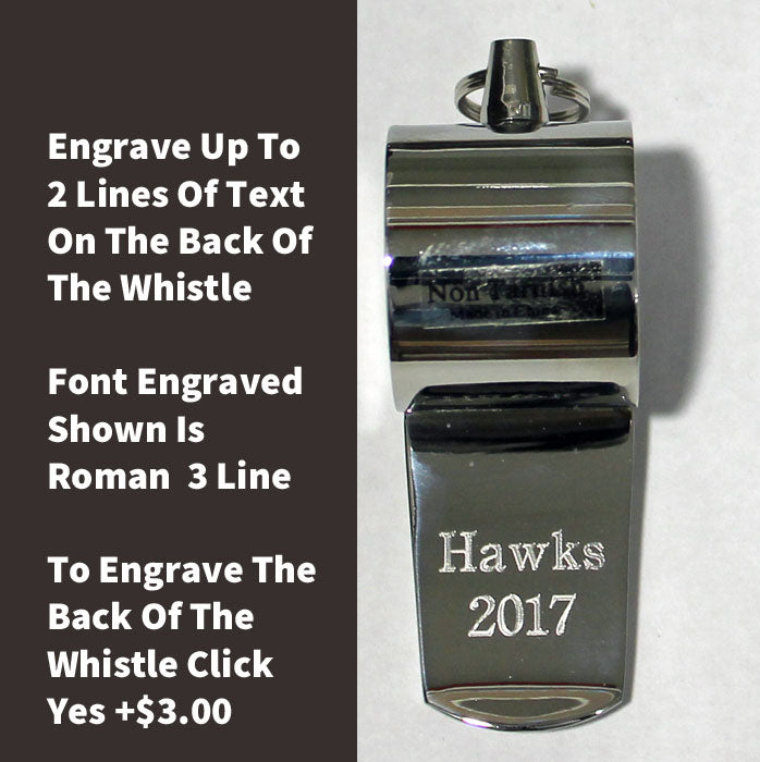 Engraved Whistle – Make it a Keepsake