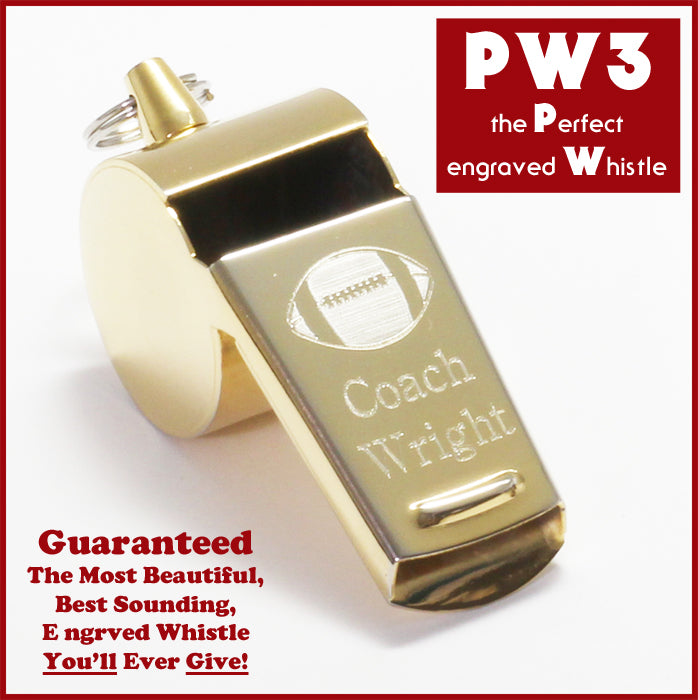 Personalized Gold Whistle – Make it a Keepsake